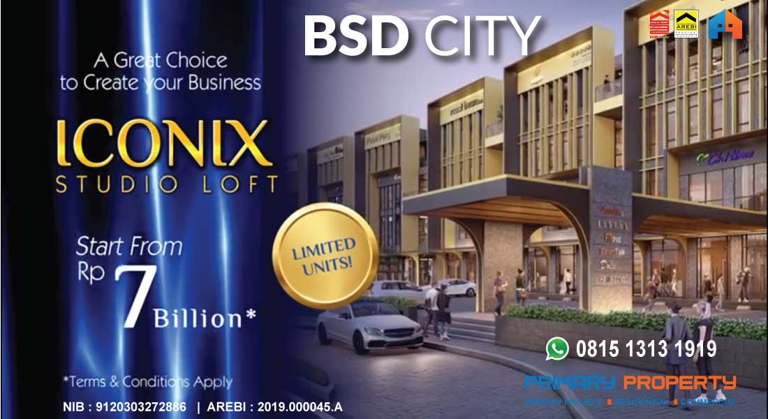 ICONIX STUDIO LOFT + LIFT BY SINARMASLAND BSD CITY - BSD Smart City