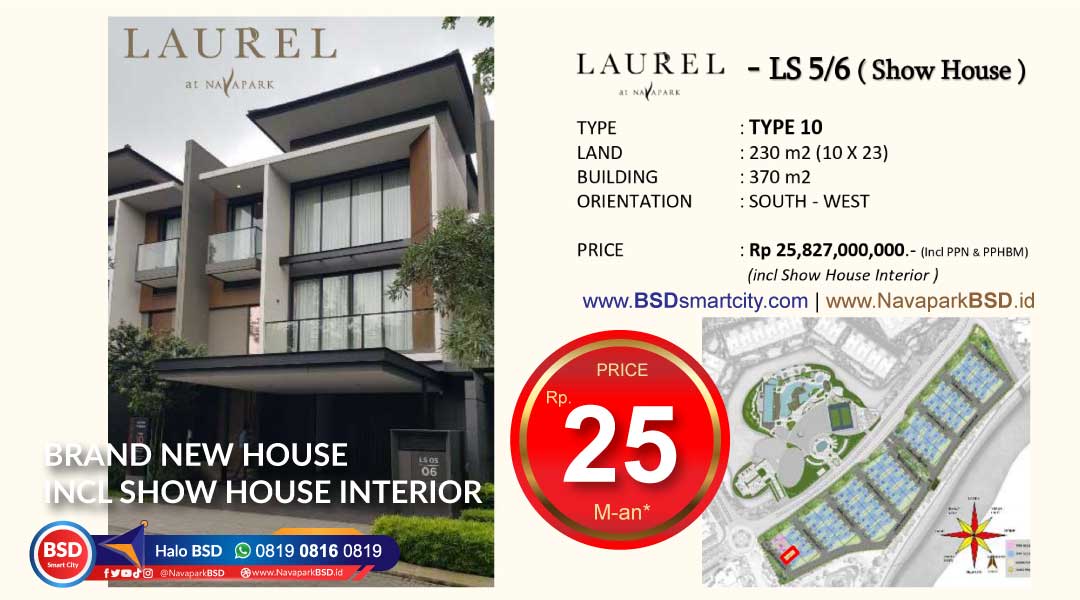 BRAND NEW HOUSE LAUREL TYPE 10 LS5/6 SHOW HOUSE FULLY FURNISH at ...